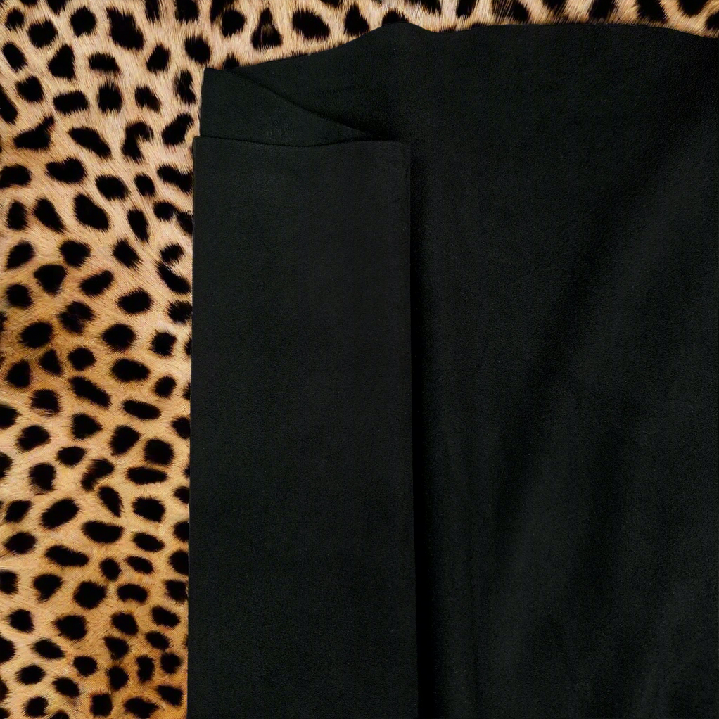 Italian Suede Hide - Black