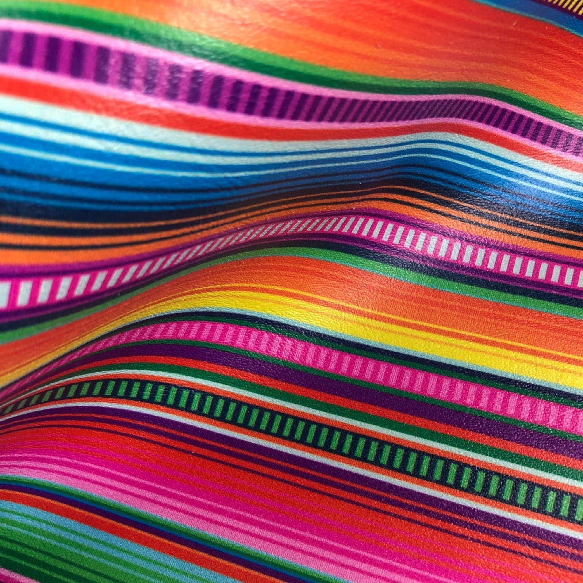 Braided Serape - Upholstery Marine Vinyl Faux Leather