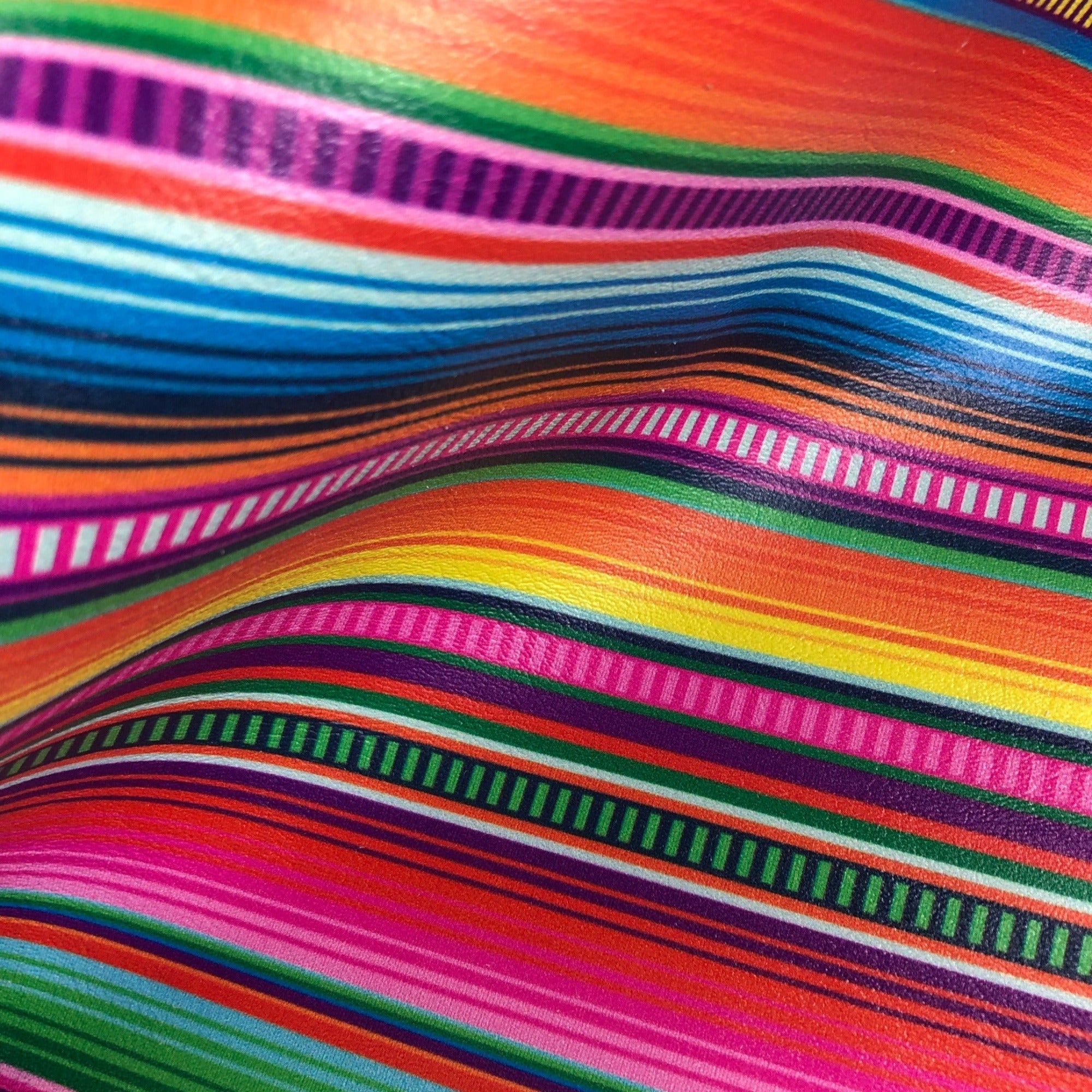 Braided Serape - Upholstery Marine Vinyl Faux Leather