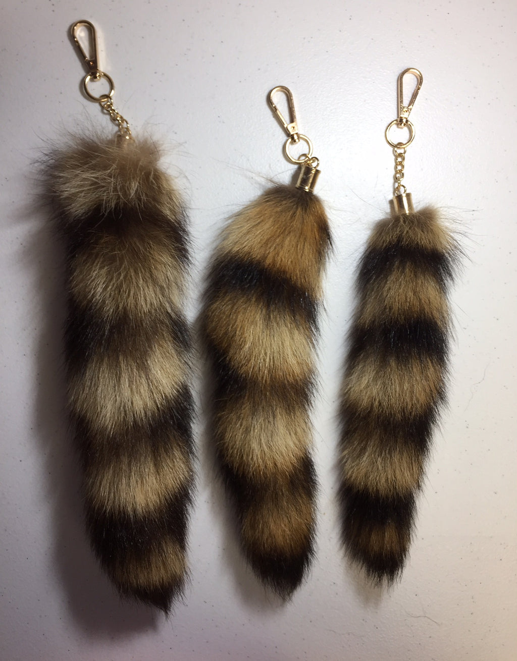 Fox Tail - Black & Silver